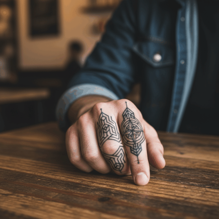 Finger Tattoo Manner